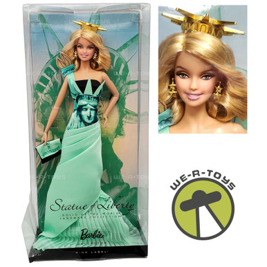Barbie Statue of Liberty Doll Landmark Collection Pink Label Mattel ...