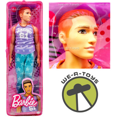 Barbie Ken Fashionistas Doll 164 with Sculpted Brown Hair 2020 Mattel ...