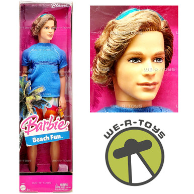 Barbie Beach Fun Blaine Doll 2005 Mattel J0699 - We-R-Toys