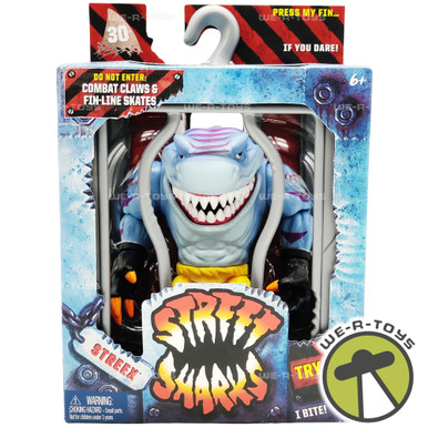 Street Sharks 30th Anniversary Streex Action Figure 2024 Mattel HYD60 ...