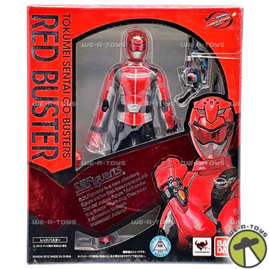 S.H. Figuarts Tokumei Sentai Go-Busters Red Buster Figure 2012 Bandai ...