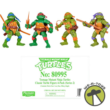 Teenage Mutant Ninja Turtles 4 Piece Action Figure Set Playmates - We-R ...