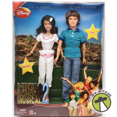 Disney High School Musical 2 Gabriella & Troy Dolls 2007 Mattel M7259 ...