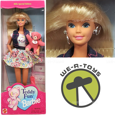 Teddy Fun Barbie Doll Hills Exclusive Special Edition 1996 Mattel 15684