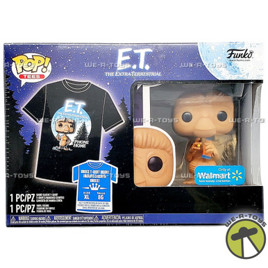 Funko POP Tee E.T. with Reeses Figure and Extra Large T Shirt Set - We ...