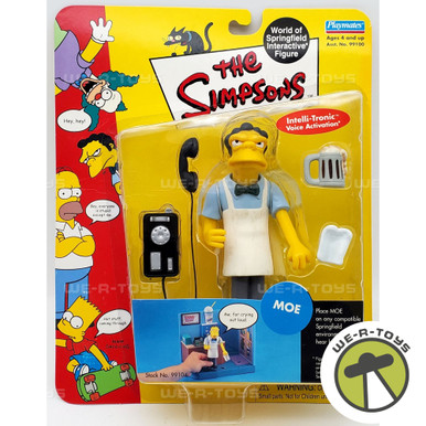 The Simpsons World of Springfield Moe Action Figure 2000 Playmates ...