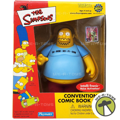 The Simpsons Convention Comic Book Guy Action Figure Toyfare 2001 ...