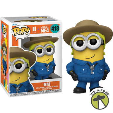Funko Pop 418 BTS Despicable Me 4 RM Vinyl Figure 2024 - We-R-Toys