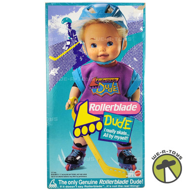 Rollerblade Dude 15" Doll 1992 Mattel #7215 New - We-R-Toys