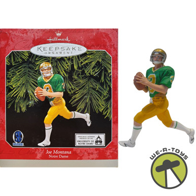 University of Notre Dame Quarterback Joe Montana Hallmark Keepsake ...