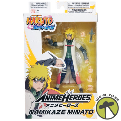 ANIME HEROES - Naruto Shippuden - Minato Namikaze Figure Bandai Namco ...