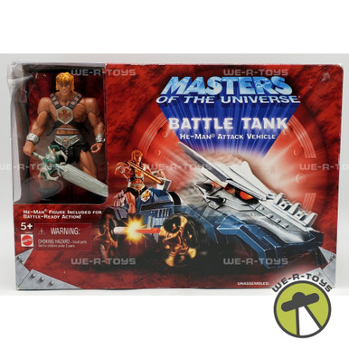 Masters of the Universe Battle Tank He-Man Attack Vehicle With Figure ...