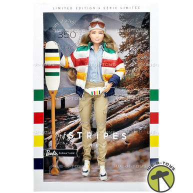 Barbie Signature Hudson's Bay HBC Stripes Doll 2020 Mattel GHT68 - We-R ...