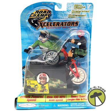 Road Champs Xcelerators Motor Bikes TJ Lavin Figure & Bike Jakks ...