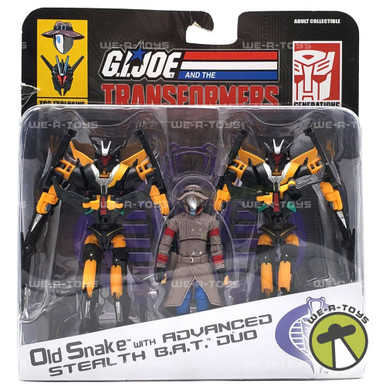 GI Joe and the Transformers Old Snake with Advanced Stealth BAT Duo ...