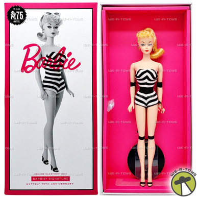 Barbie Signature 1959 Black & White Swimsuit Reproduction Silkstone ...