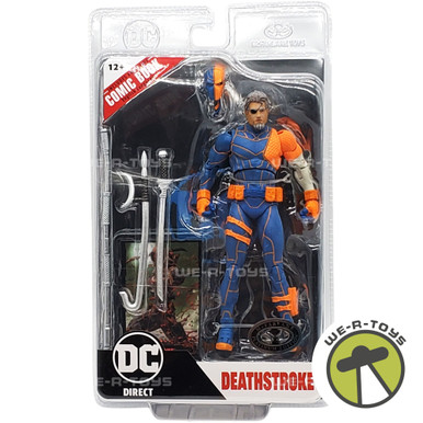 DC Direct Deathstroke Rebirth Platinum Edition Figure with Comic ...
