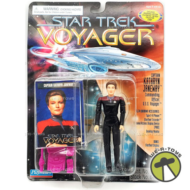 Star Trek Voyager Captain Kathryn Janeway Action Figure 1995 Playmates ...
