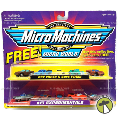 Micro Machines Micro World #13 Experimentals Vehicle Set 1999 Galoob ...