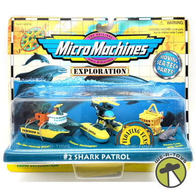 Micro Machines Exploration #2 Shark Patrol Set 1995 Galoob No. 66010 ...