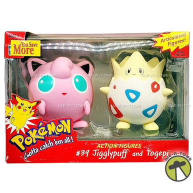 Pokémon Togepi and Jigglypuff Action Figure Set 1999 Hasbro 57845 - We ...