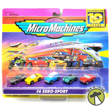 Micro Machines #6 Euro-Sport Set 10th Anniversary 1997 Galoob #75030 ...