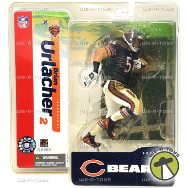 NFL Chicago Bears #54 Brian Urlacher Action Figure 2004 McFarlane Toys ...