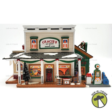 Department 56 The Original Snow Village Gracie's Dry Goods & General ...