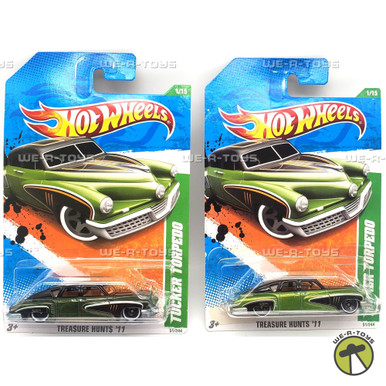 Hot Wheels Lot of 2 Tucker Torpedo Vehicle 1/15 Treasure Hunts 2010 ...