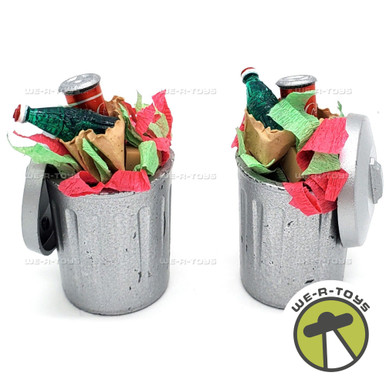 Department 56 The Original Snow Village Christmas Trash Cans Set of 2 ...