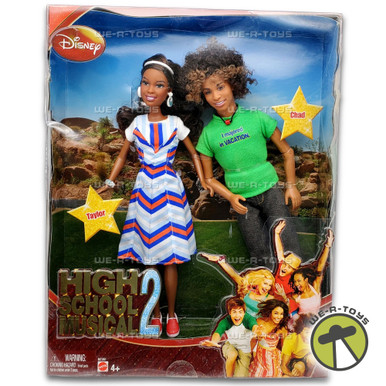Disney High School Musical 2 Taylor and Chad Dolls 2007 Mattel #M7261 ...
