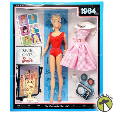 My Favorite Barbie 1964 Swirl Ponytail Doll 2009 Mattel T1373 - We-R-Toys