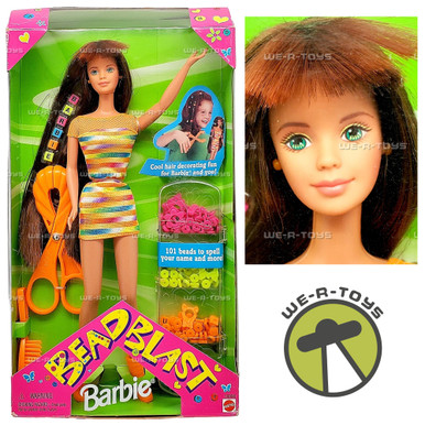 Barbie Bead Blast Doll Auburn Hair 1997 Mattel 18890 - We-R-Toys