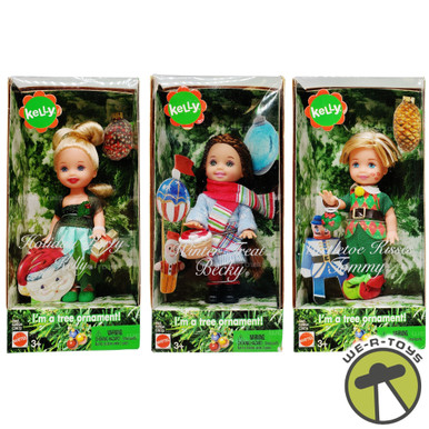 Barbie Kelly Club Lot of 3 Holiday Party Kelly, Winter Treats Becky ...