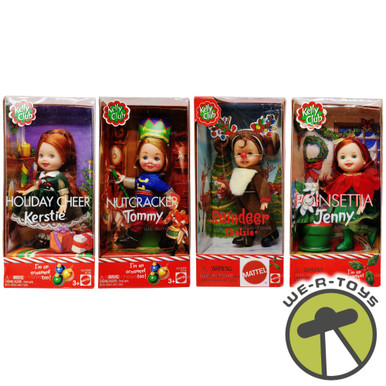 Barbie Kelly Club Holiday Lot of 4 Kerstie, Tommy, Chelsie, Jenny Dolls ...