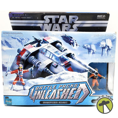 Star Wars Battle of Hoth Battle Scenes Snowspeeder Assault 2006 Hasbro ...
