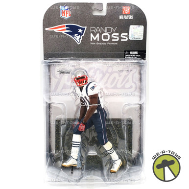 NFL Randy Moss 4 New England Patriots Action Figure 2008 McFarlane Toys ...