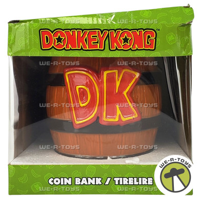 Nintendo Donkey Kong DK Barrel Ceramic Coin Bank 2023 Pyramid America # ...