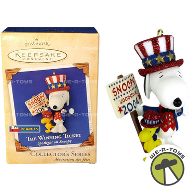 The Winning Ticket Ornament Spotlight on Snoopy Series 2004 Hallmark ...