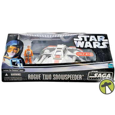Star Wars The Saga Collection Rogue Two Snowspeeder Vehicle 2006 Hasbro ...