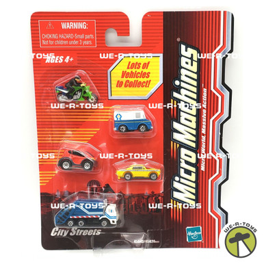 Micro Machines City Streets Collection 5 Vehicles 2003 Hasbro #45843 ...