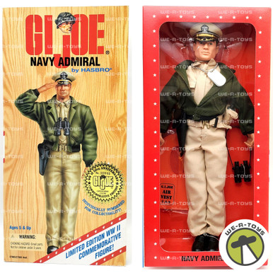 GI Joe WW II Navy Admiral 50th Anniversary Commemorative Edition Figure ...