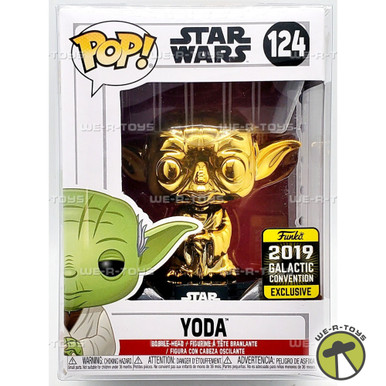 Funko POP Star Wars Yoda Gold 124 Vinyl Figure - We-R-Toys
