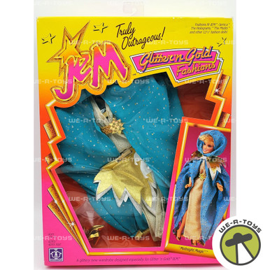 Jem Truly Outrageous Glitter'n Gold Midnight Magic Fashion 1986 Hasbro ...