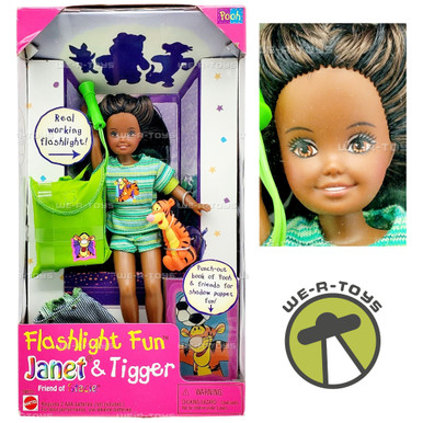 Flashlight Fun Janet & Tigger Friend of Stacie Barbie Doll 1997 Mattel ...
