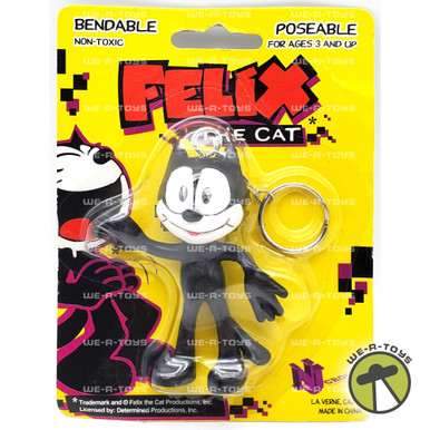 Felix the Cat Bendable Poseable Figure with Keychain NJ Croce Company # ...