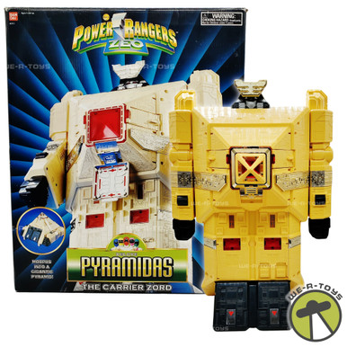 Power Rangers ZEO Deluxe Pyramidas The Carrier Zord Figure 1996 Bandai ...