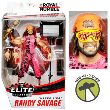 WWE Elite Collection Royal Rumble Macho King Randy Savage Action Figure ...