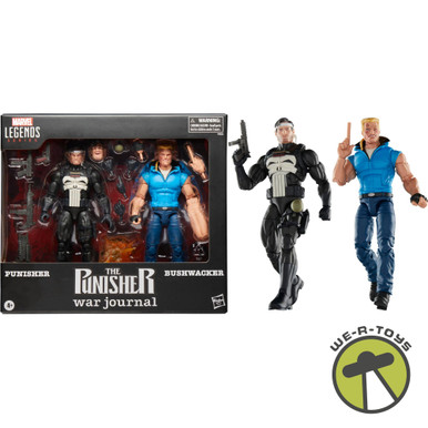 Marvel Legends Series Punisher and Bushwacker Collectible 6-Inch Action Figures - We-R-Toys
