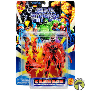 Marvel Universe Carnage with Snap-on Shape Shifter Weapons Figure 48714 ...